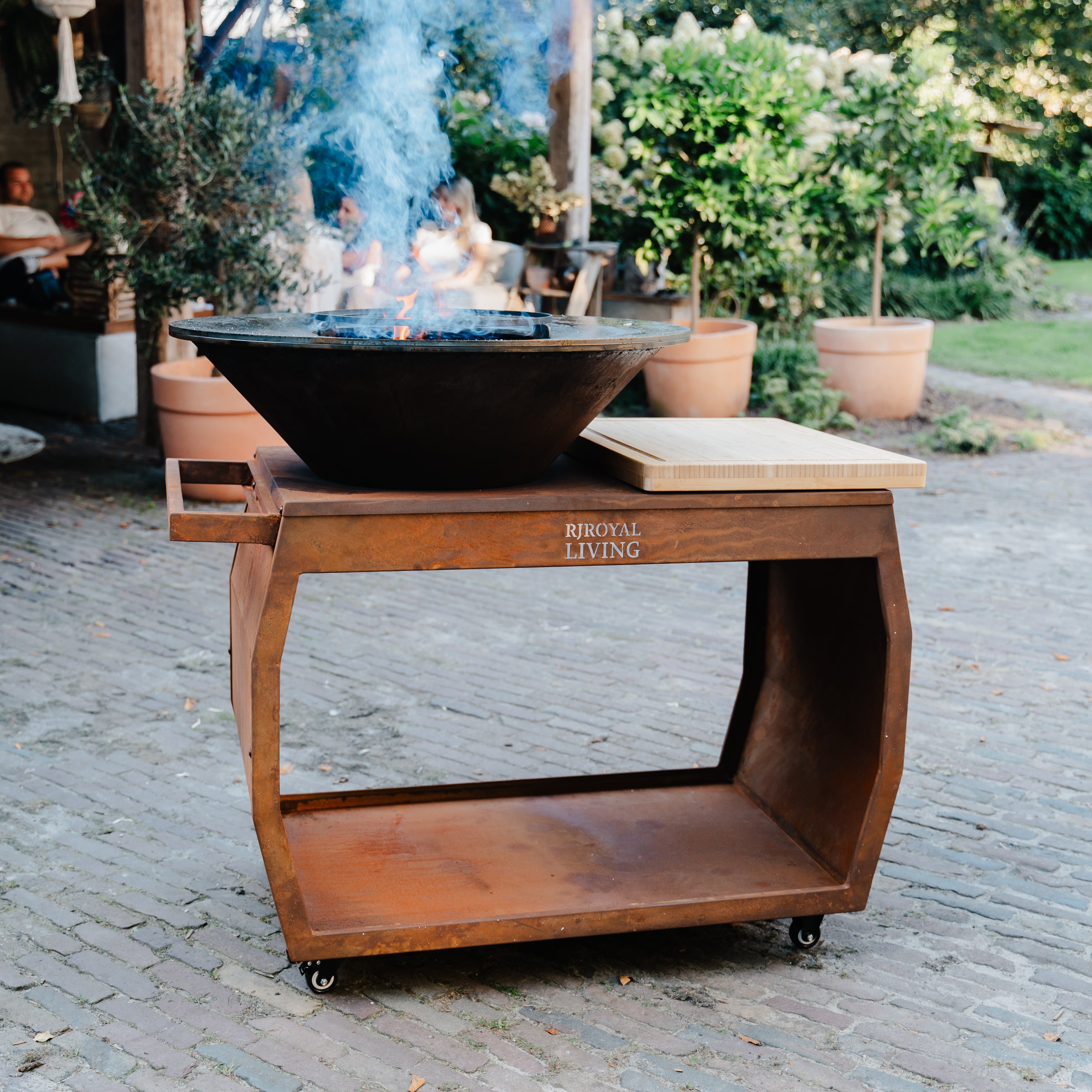 Brasero Plancha BBQ Grill Big Jack Acier Corten – BBQ-Plancha.fr